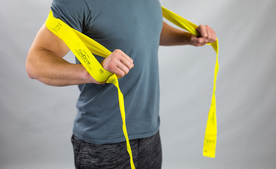 CanDo Multi-Grip Exerciser, 6 feet, Set of 5 (1 Each Yellow Through Black) | Herculife Malaysia